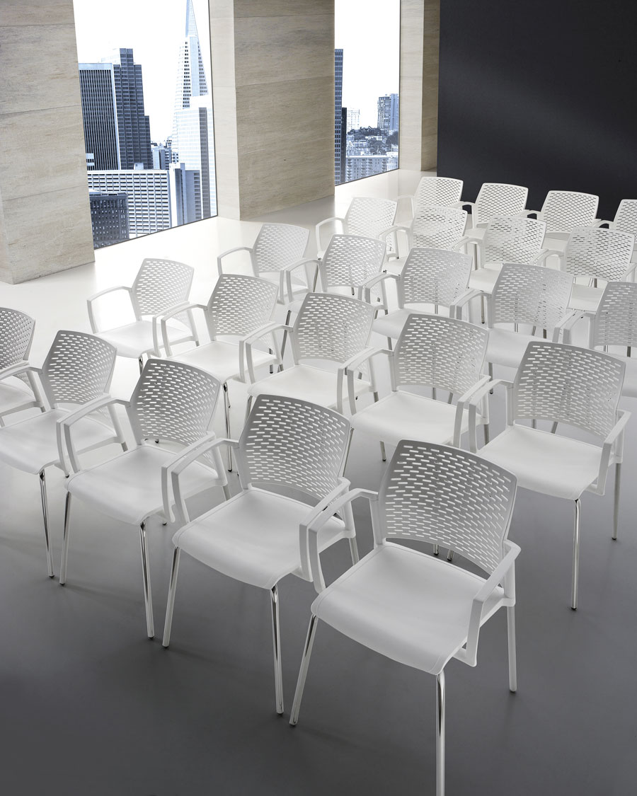 Rewind Four Leg Stacking Chair